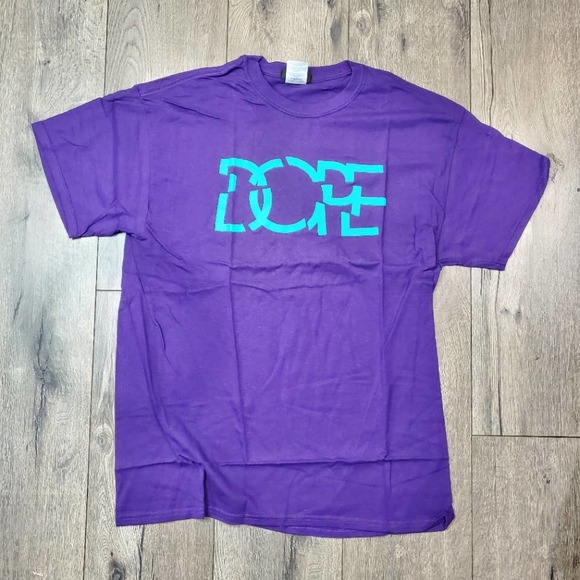 DOPE | Shirts | Dope Couture Shattered Logo T Shirt Grape Colorway ...